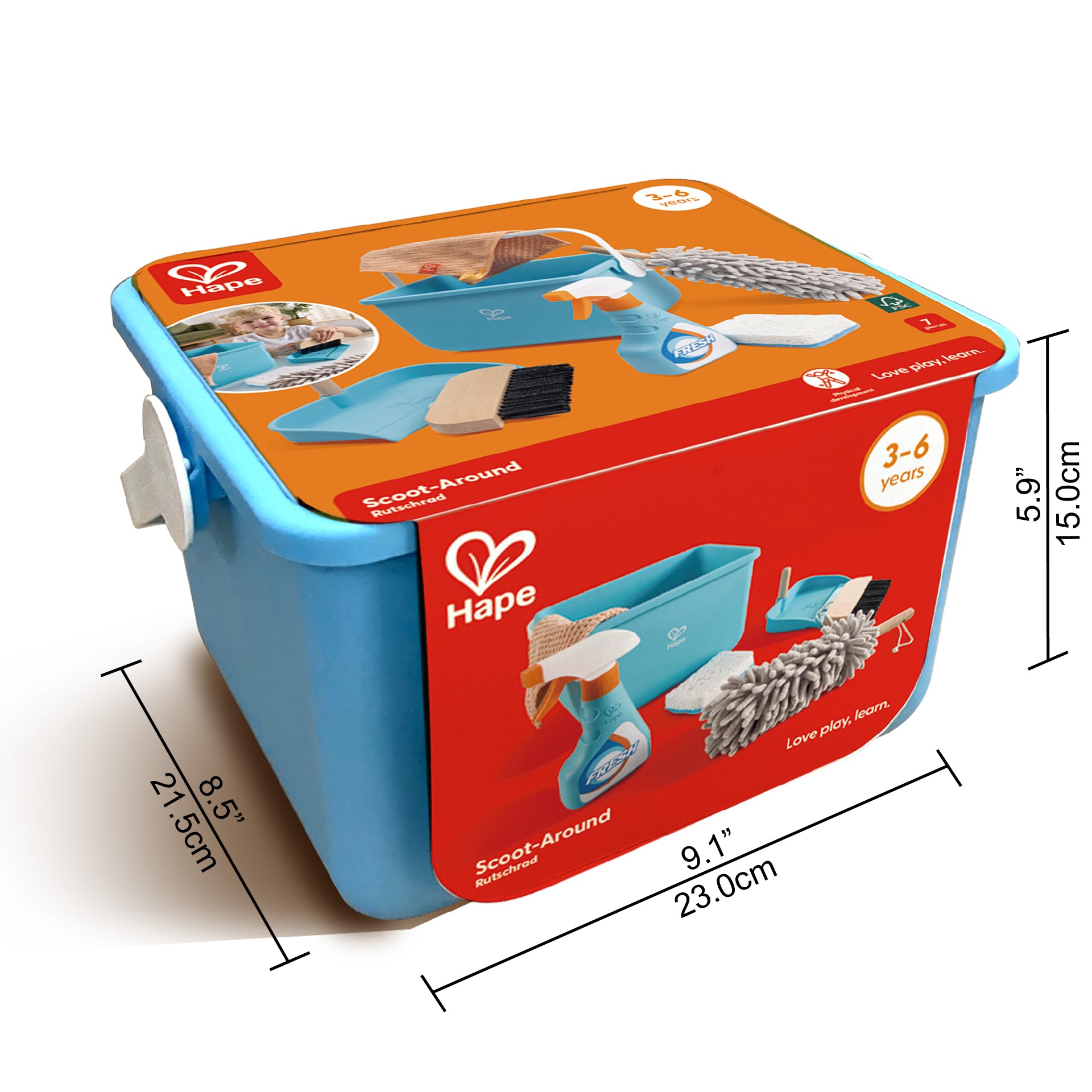 Clean Up Bucket Set – Hape Australia