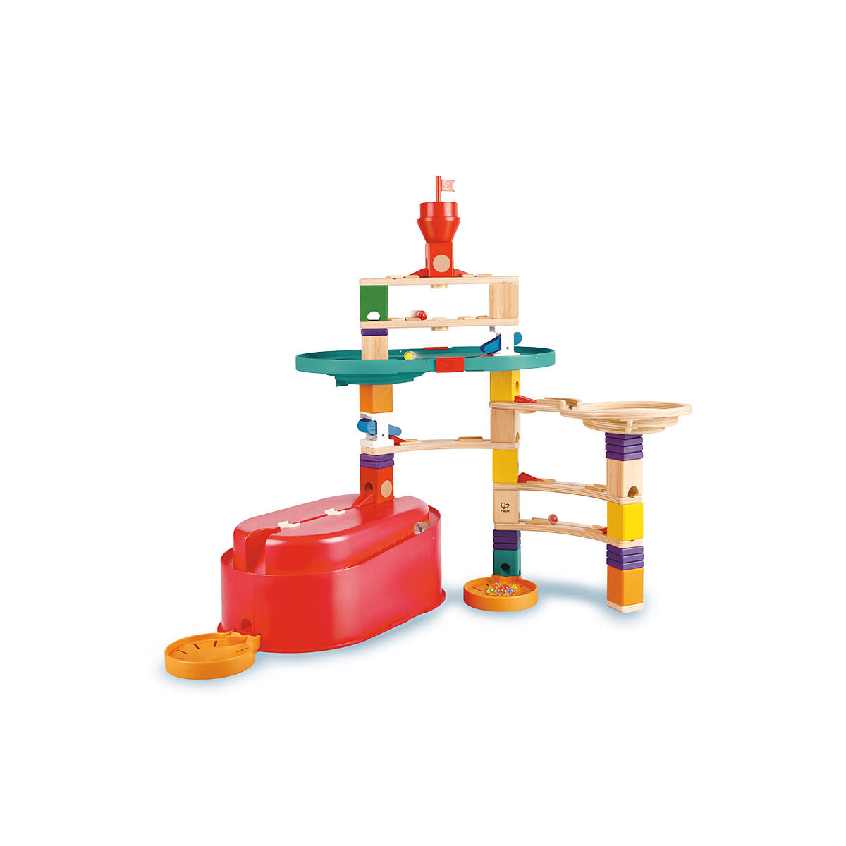 Quadrilla Stack Track Bucket Set – Hape Australia